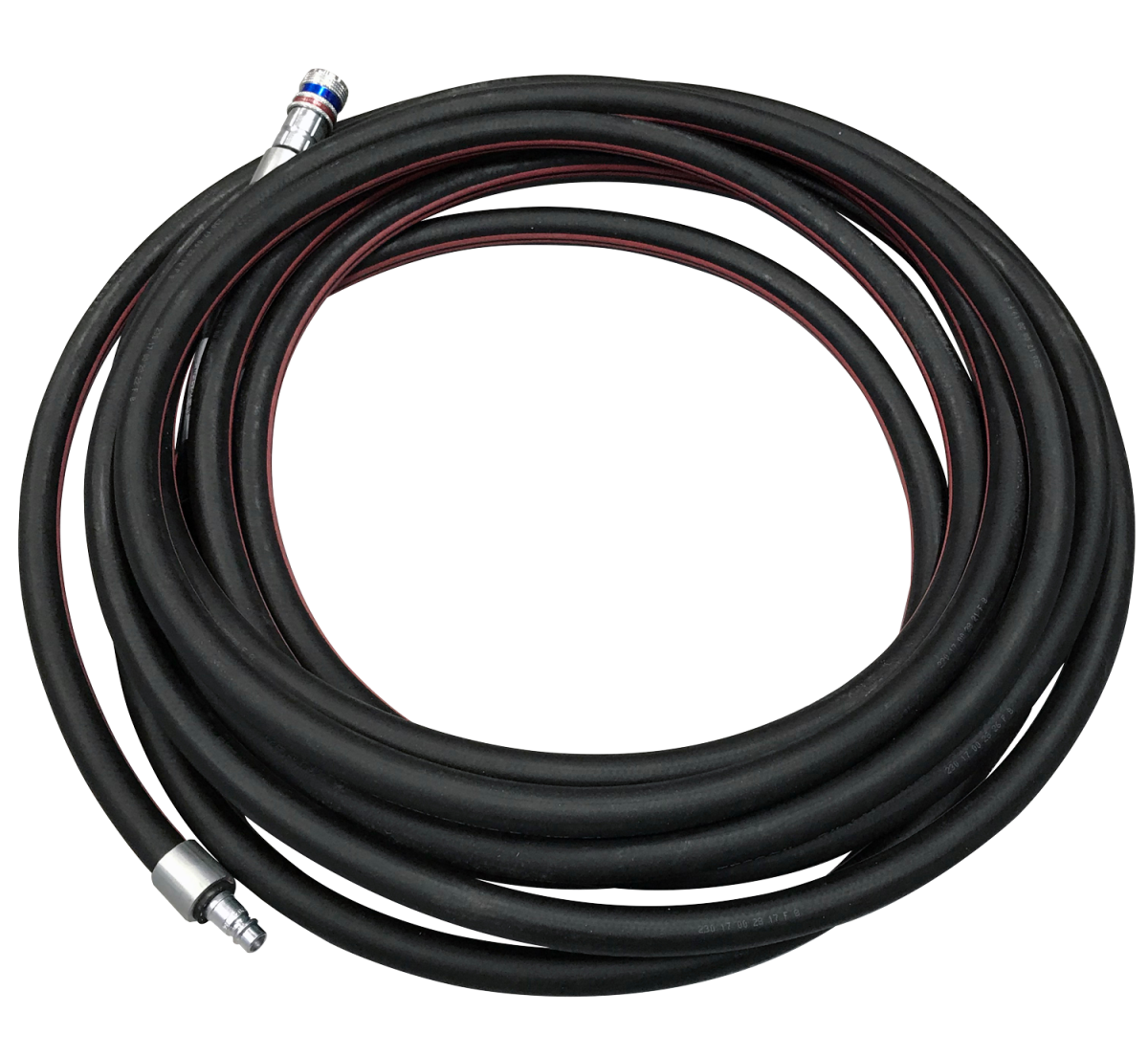 Supersoft 3/8" luftslange med sikkerheds cejn-kobling og nippel. 10 ...